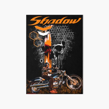 "Honda Shadow Classic 600 750 Custom" Art Board Print for Sale by ...