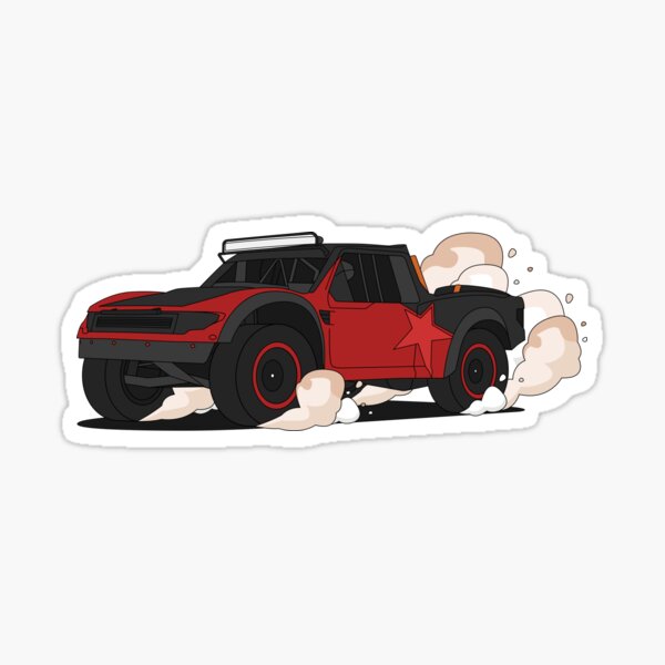 "Rigid Trophy Truck Rev" Sticker for Sale by Studio Snuzi | Redbubble