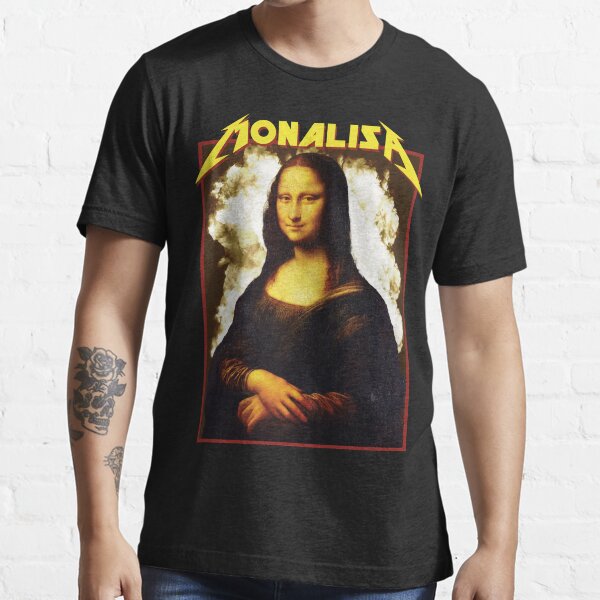 "Metal Mona Lisa Leonardo da Vinci" T-shirt for Sale by DivingDevils ...