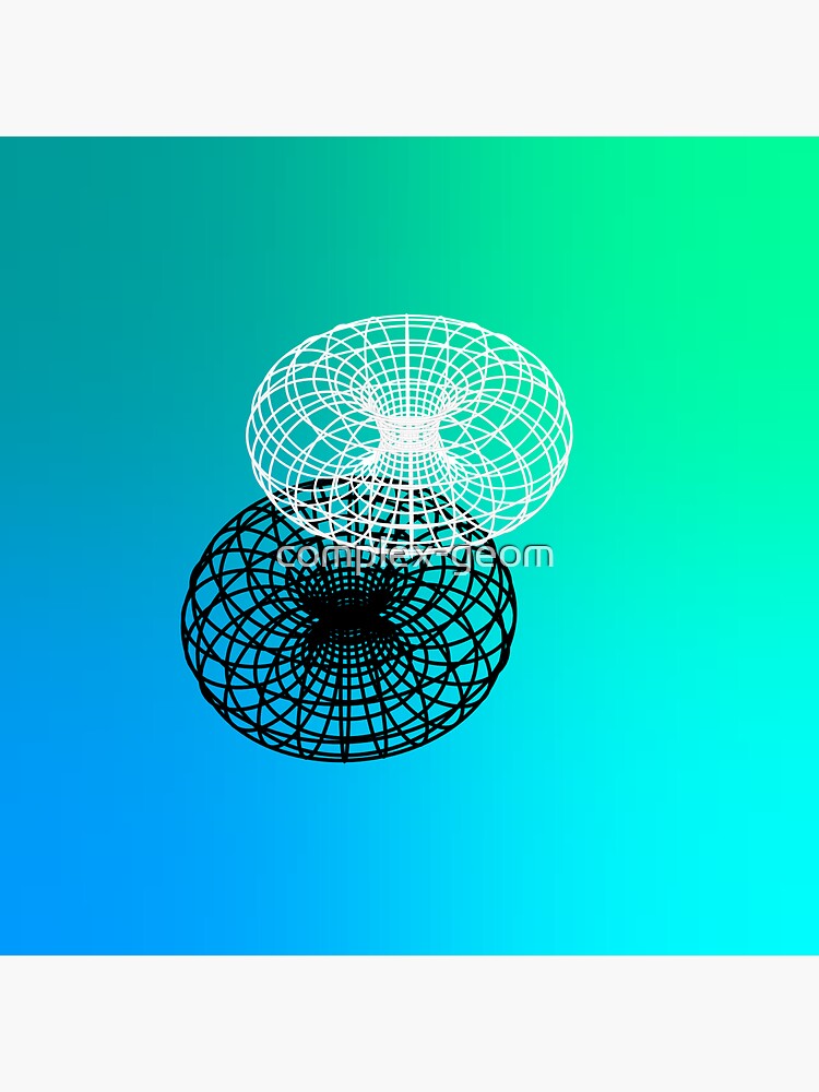 "Floating torus" Sticker for Sale by complex-geom | Redbubble