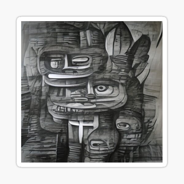 "Totem" Sticker for Sale by ZvezdanArt | Redbubble