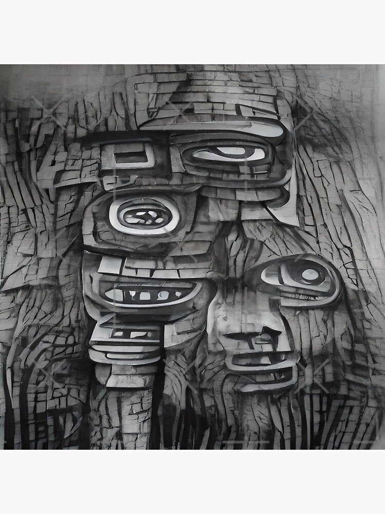 "Totem" Sticker for Sale by ZvezdanArt | Redbubble