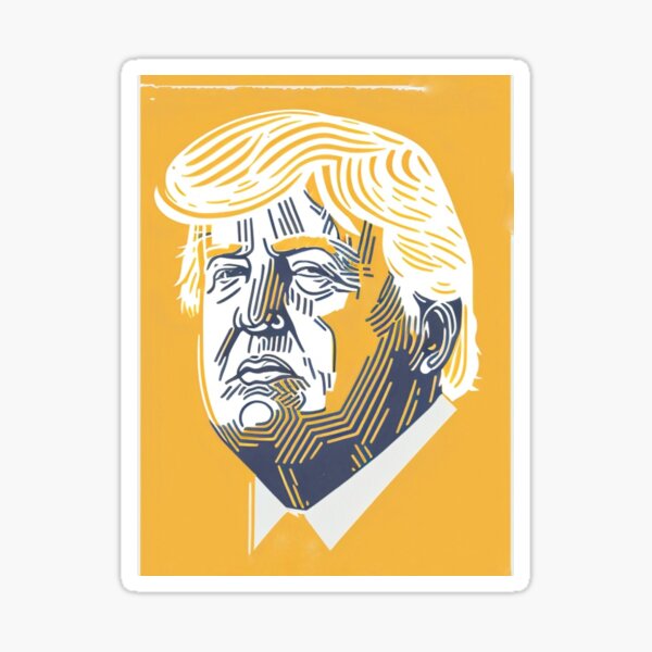 "TRUMP 7" Sticker for Sale by pypelcoco | Redbubble