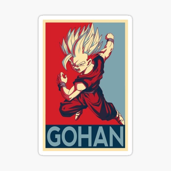 "Gohan" Sticker for Sale by DuarteNeto | Redbubble