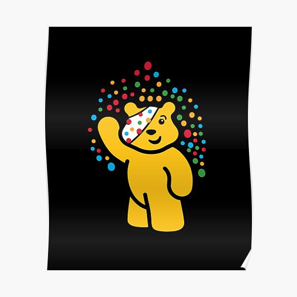 "Tesco Pudsey Bear" Poster for Sale by hanounashop | Redbubble