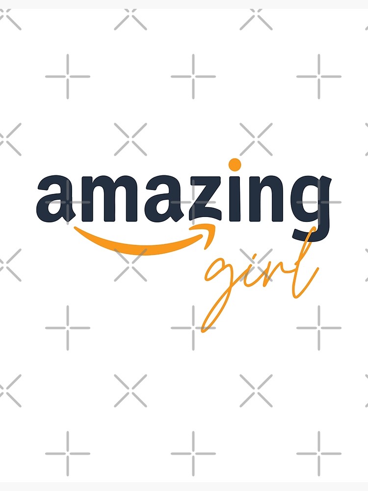"Amazing Girl - Amazing Amazon Logo" Poster for Sale by Kuhlani | Redbubble
