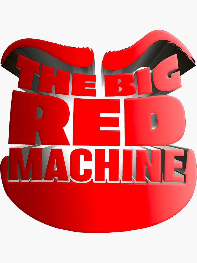 "The Big Red Machine - Kill Tony W. Montgomery Design" Sticker for Sale ...