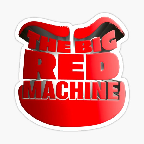 "The Big Red Machine - Kill Tony W. Montgomery Design" Sticker for Sale ...
