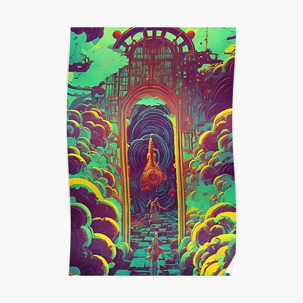 "Gate to Another Dimension " Poster for Sale by GamerConceptArt | Redbubble