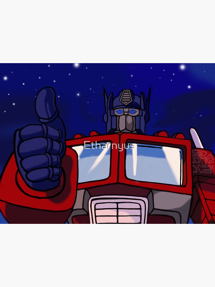 "Optimus Design" Sticker for Sale by Etharnyus | Redbubble