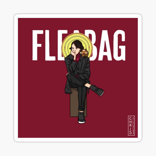 "Father son and Fleabag" Sticker for Sale by alligatortearsq | Redbubble