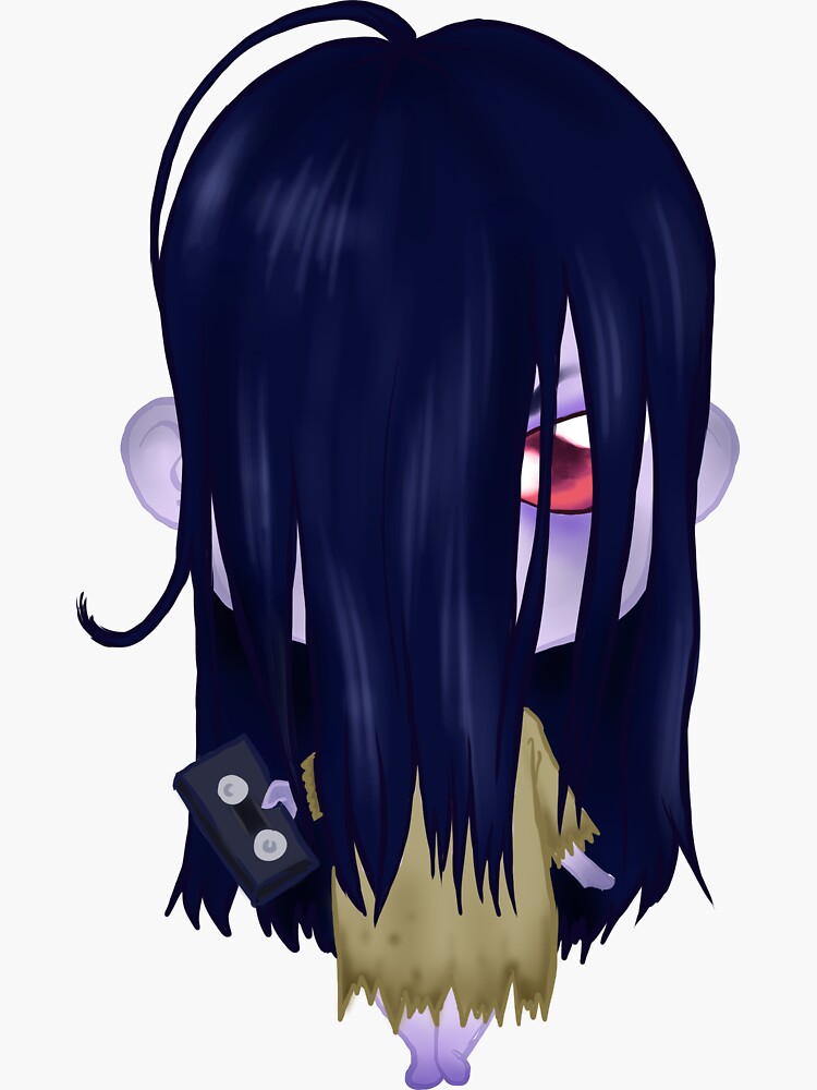 "Sadako" Sticker for Sale by Chiara Noemi Monaco | Redbubble