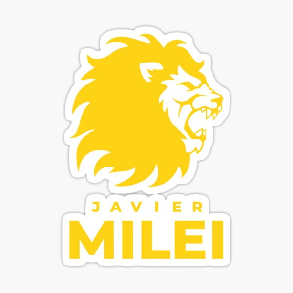 Pegatina «Milei» de OnIlustraciones | Redbubble