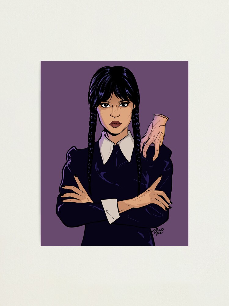 "Wednesday Addams" Photographic Print for Sale by bratpck | Redbubble