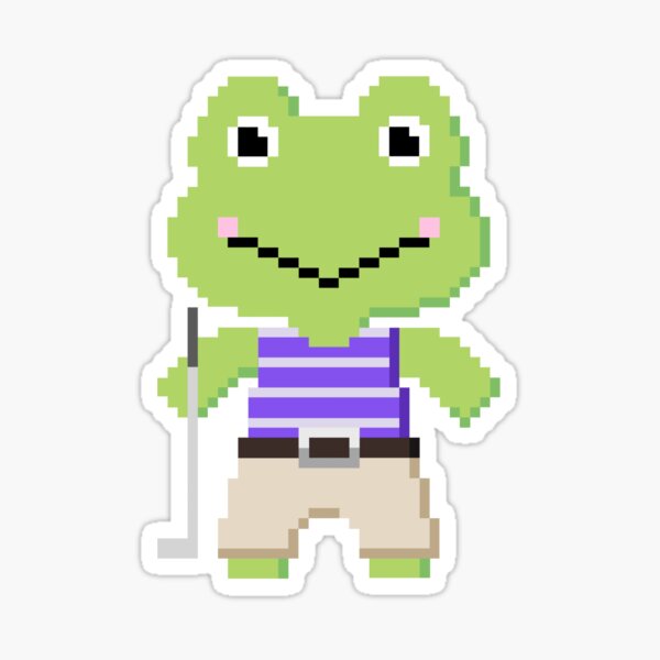 "Golf Frog" Sticker for Sale by LILINIC | Redbubble
