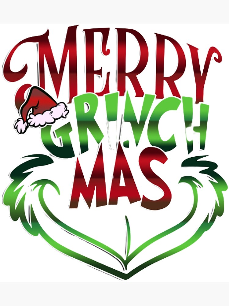 Póster con la obra «Merry Grinchmas » de Teixeira224 | Redbubble
