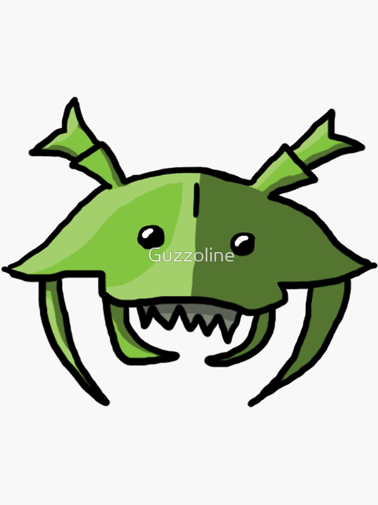 "MegaBits - Little Green Men" Sticker for Sale by Guzzoline | Redbubble