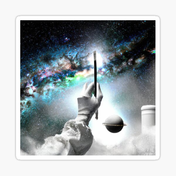 "The Milky Way" Sticker for Sale by kabbalahart | Redbubble