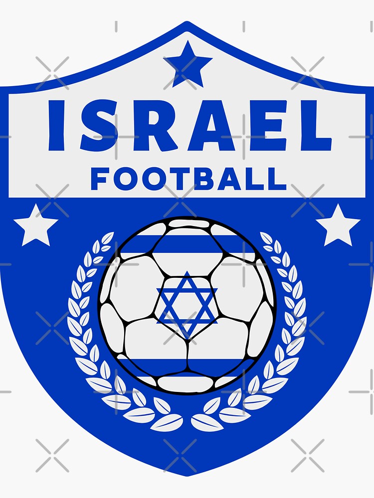 "Israel Football" Sticker for Sale by Footballomatic | Redbubble