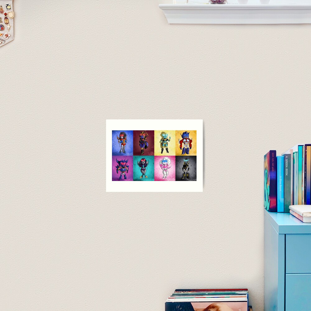 "All 8 Chibi Transformers - Starscream, Blackarachnia, Elita-1, Optimus ...