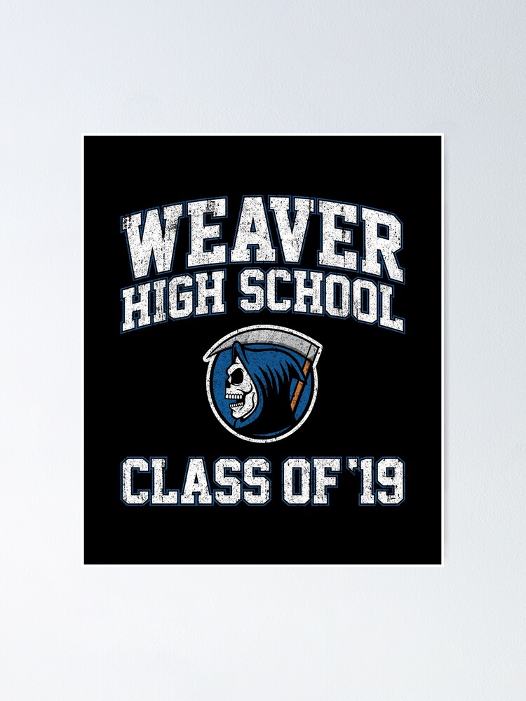 "Weaver High School Class of 19 (Scream)" Poster for Sale by huckblade ...