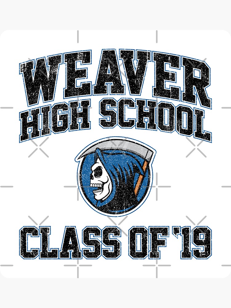 "Weaver High School Class of 19 (Scream) Variant" Sticker for Sale by ...