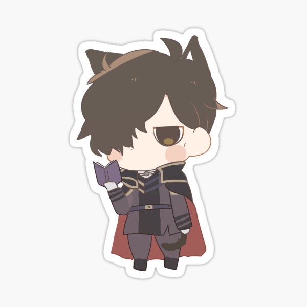 "Hubert FE3H Cat Chibi Sticker" Sticker for Sale by blanketcat | Redbubble