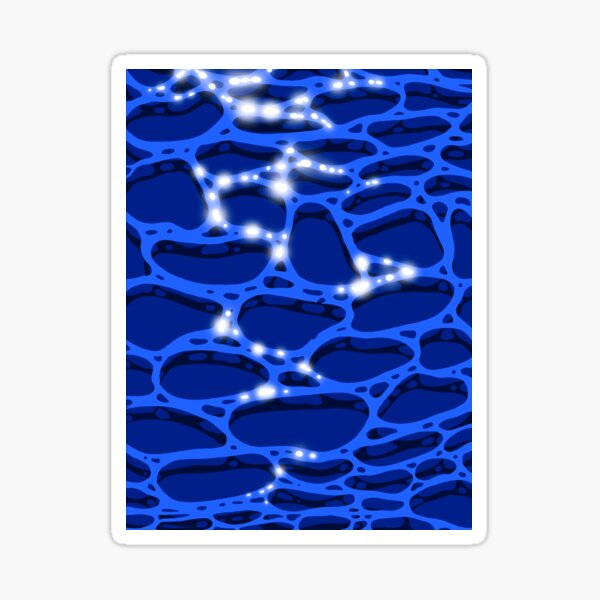 "Digital Water" Sticker for Sale by LilyDaug | Redbubble