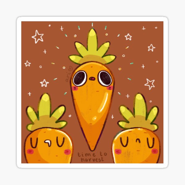 "Ultimate Carrot" Sticker for Sale by peonysprout | Redbubble