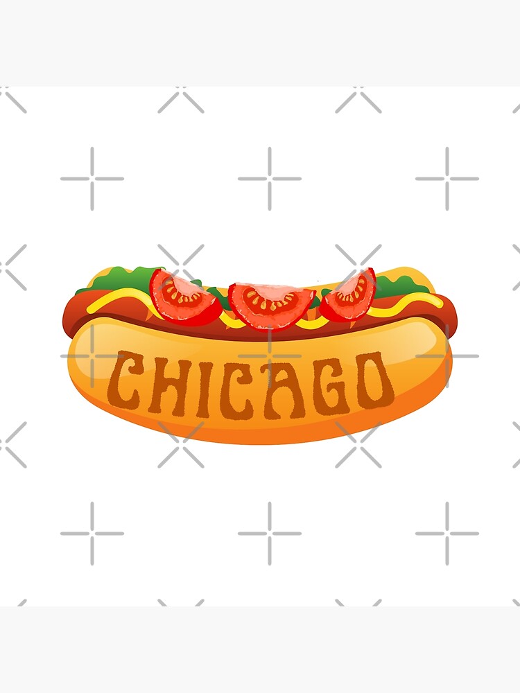 "Chicago Hot Dog - Chicago Dog Style" Poster for Sale by luckymooninc ...