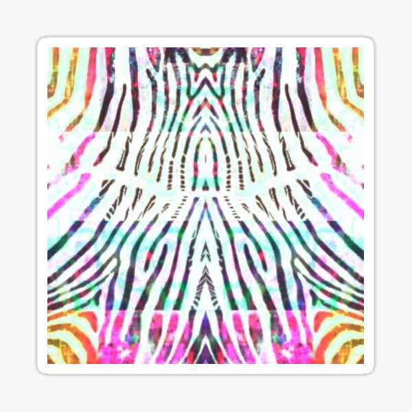 "ZEBRA FUSION 32" Sticker for Sale by Davidbowieart | Redbubble