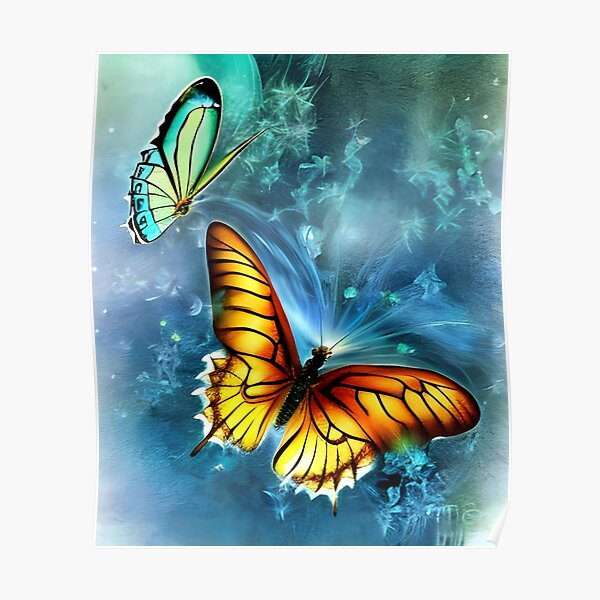 "Most beautiful butterfly" Poster for Sale by CorneliusDesign | Redbubble