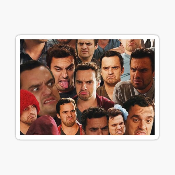 "New Girl Meme" Sticker for Sale by Oceanicorn | Redbubble