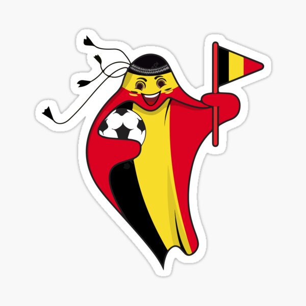 "Mascot World Cup 2022 National Belgium Soccer, Retro Belgium Football ...