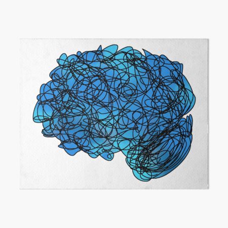 "Blue Colorful Mental Health Psychology Psych Brain Cerebral Cerebrum ...