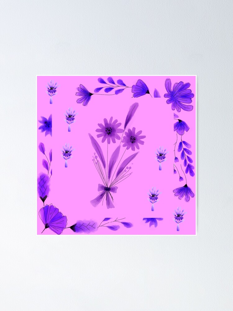 "Aesthetic vsco summer flower, Nature True Color" Poster for Sale by ...