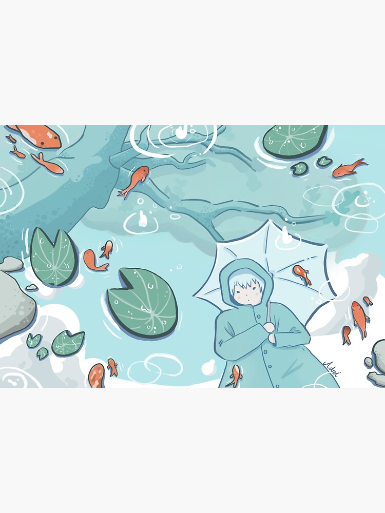 "fish puddle" Sticker for Sale by JucceeGoosey | Redbubble