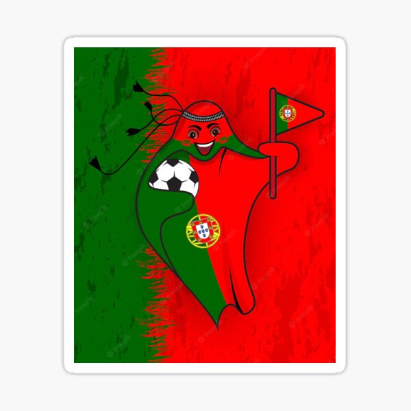 "Mascot World Cup 2022 National Portugal Soccer, Retro Portugal ...