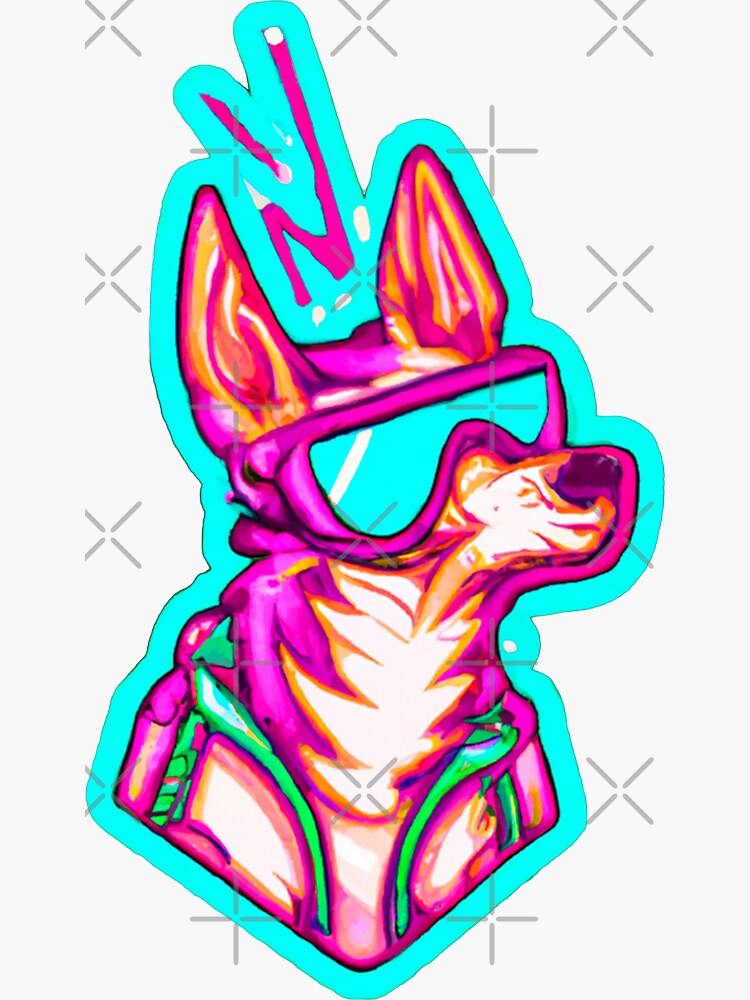 "cyber FUNNY Dogs dog love dogs are love best friend t-shirt sticker ...