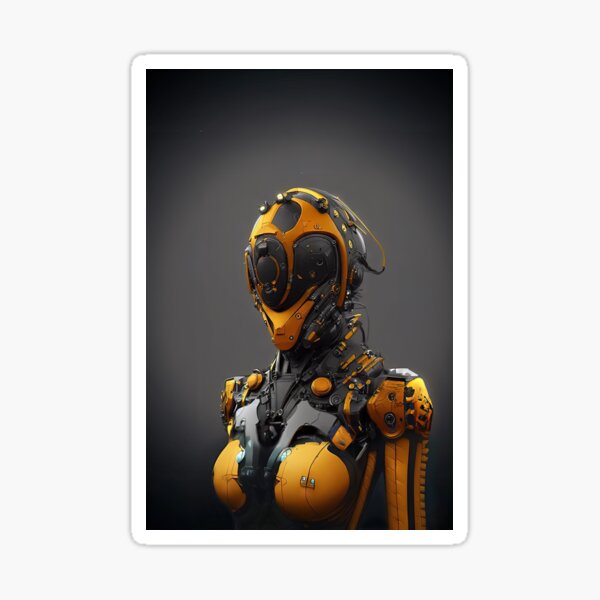 "Robots Re-Imagined #9" Sticker for Sale by fxrtst | Redbubble