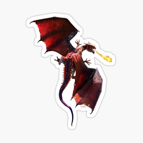 "Dragon Climb " Sticker by DavidPenfound | Redbubble