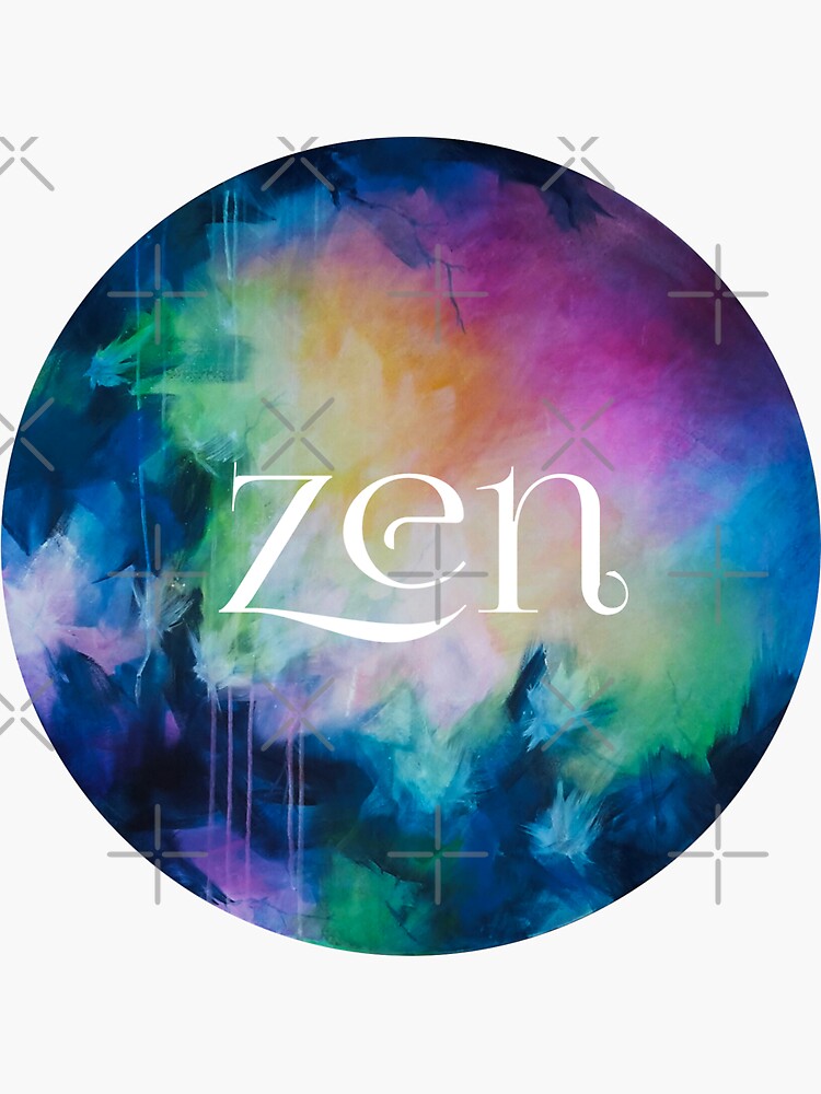"Zen" Sticker for Sale by Marigallerii | Redbubble