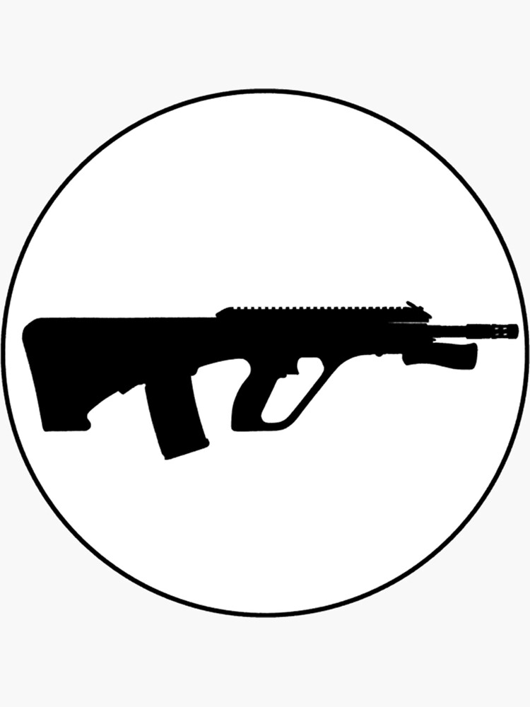 "Steyr Aug A3 " Sticker for Sale by kerminco | Redbubble