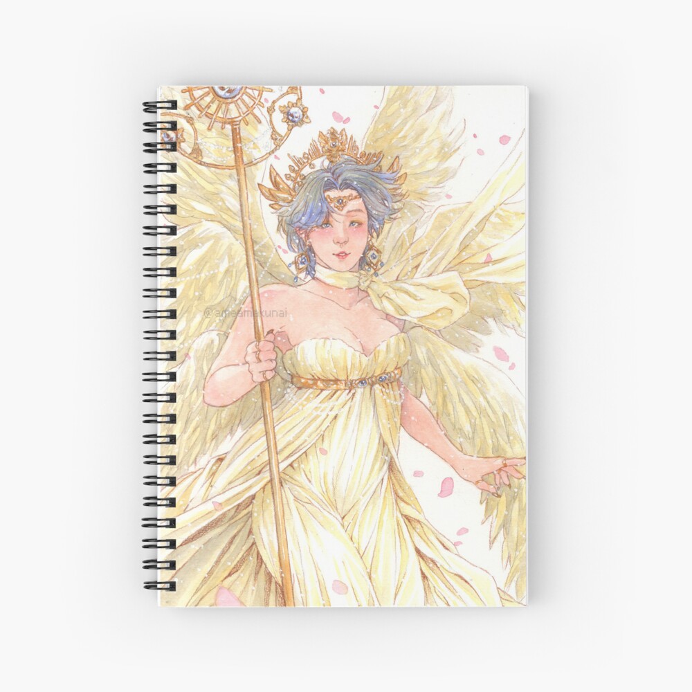 "suga angel" Spiral Notebook for Sale by ameamakunai | Redbubble
