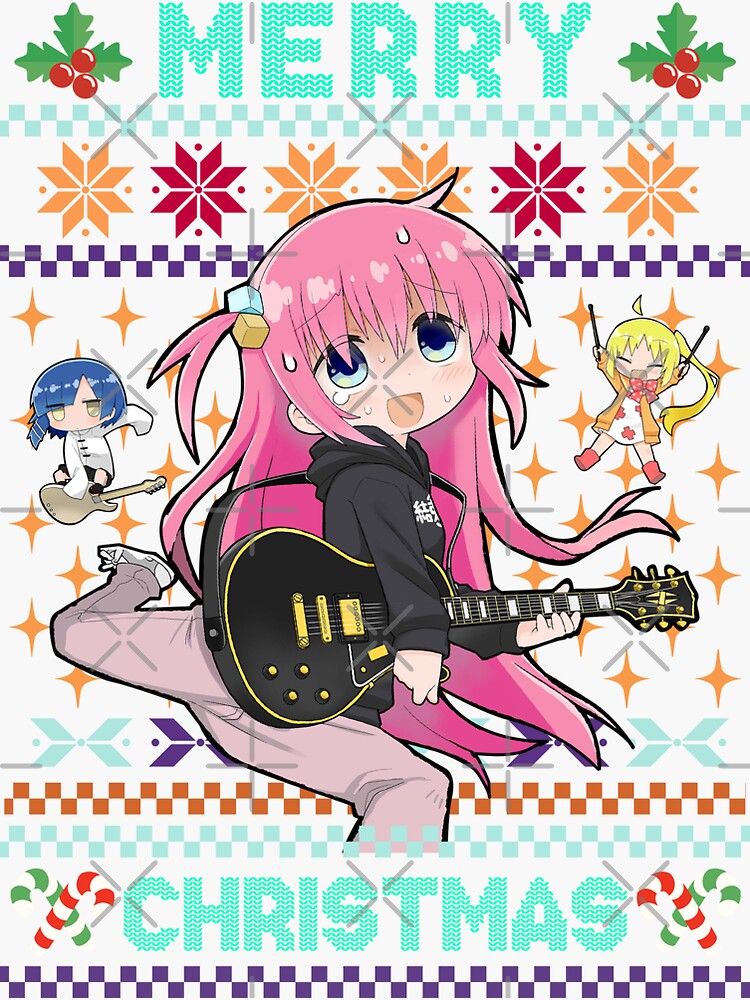 "Bocchi the Rock - Hitori Gotou" Sticker for Sale by itsmeayo | Redbubble
