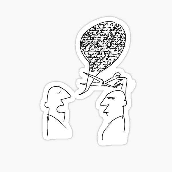 "Shut up" Sticker for Sale by bernerland | Redbubble