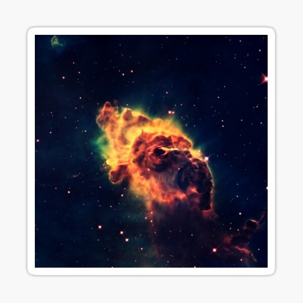 "Space universe sky fog" Sticker for Sale by TheVIP | Redbubble