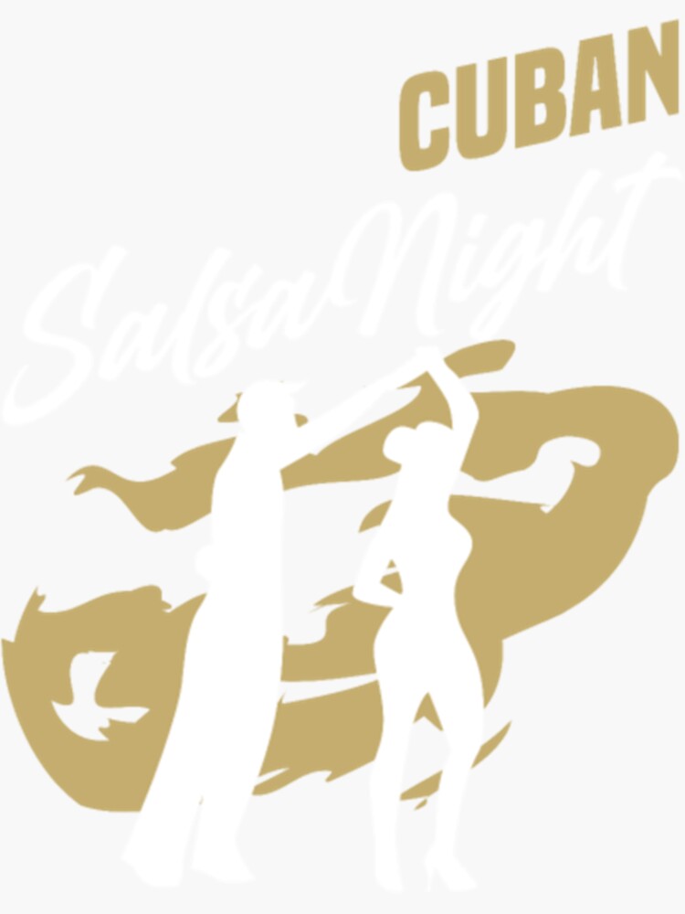 "Cuban Salsa Night dance festival latin merengue" Sticker for Sale by ...