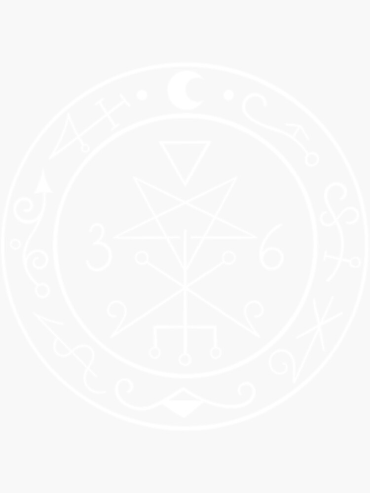 Lilith Sigil Sticker For Sale By Dicksmandyta Redbubble