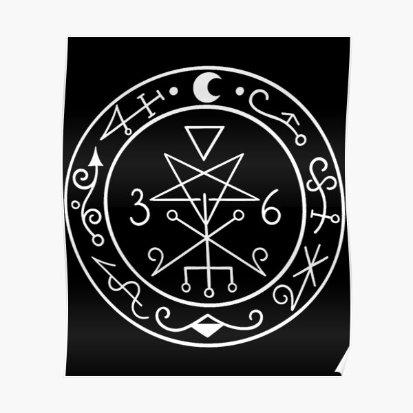 "Lilith sigil" Poster for Sale by DicksMandyta | Redbubble